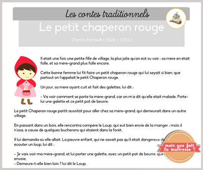 Littérature en réseau : les contes traditionnels