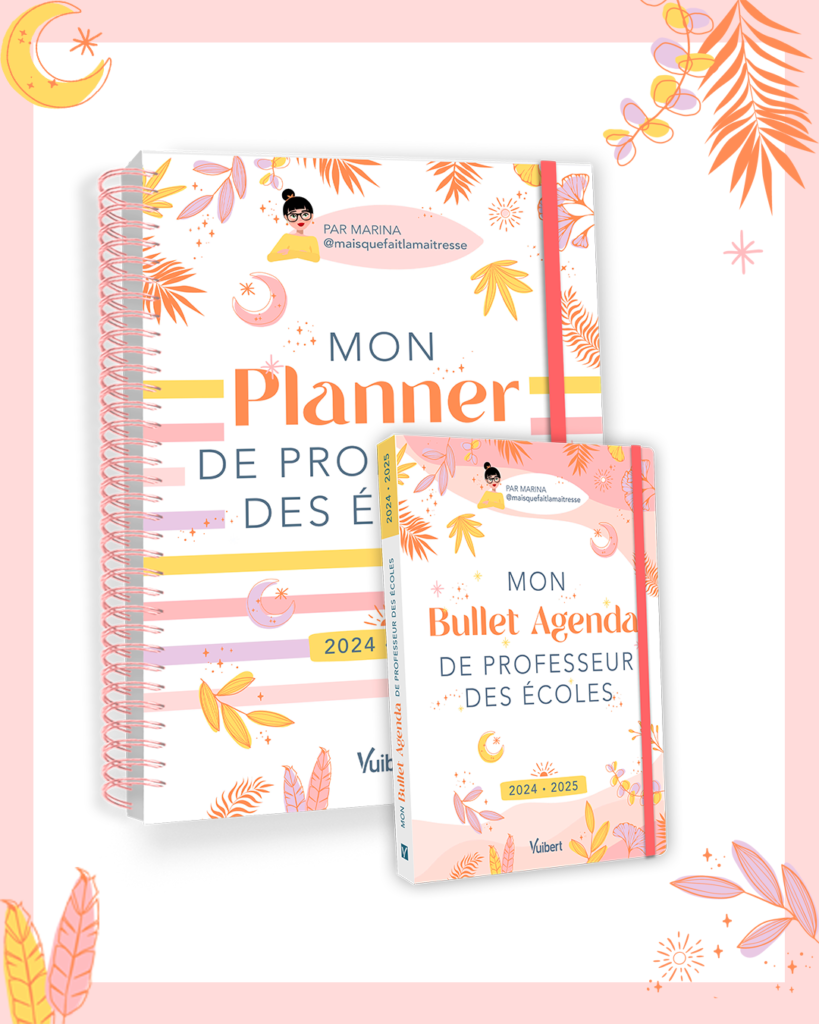mon bullet agenda et mon planner de PE 2024/2025